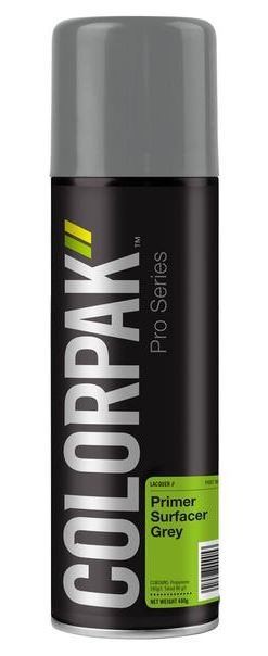 400g Colorpack Aerosol Lacquer Primer Surfacer Grey | Versatile Products